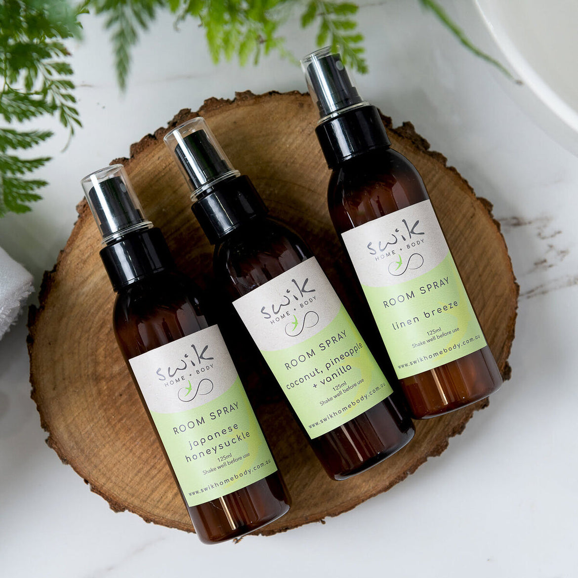 Room Sprays - 2 for $22 at Swik Home + Body